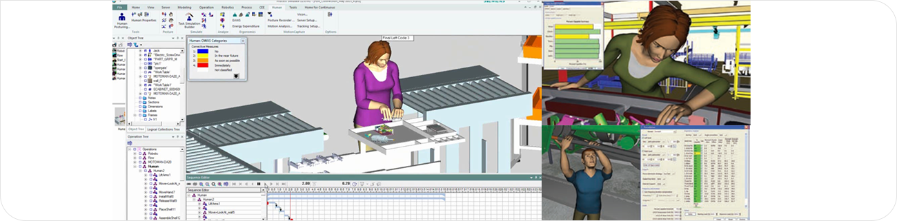 Jack and Process Simulate for Human | 캐디언스